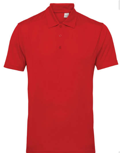 BGC Red Tech Polo Shirt with logo – GLOBAL UNIFORM
